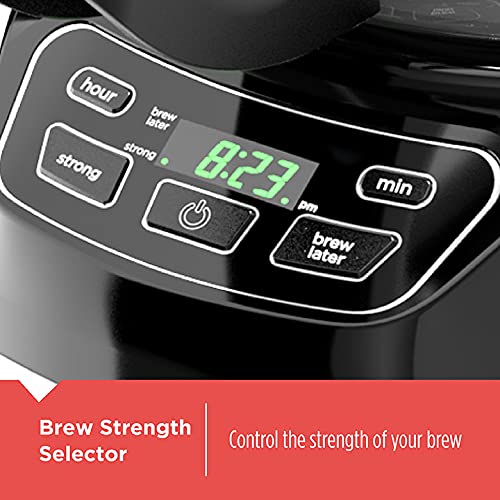 BLACK+DECKER 12-Cup* Programmable Coffeemaker, Black - Above Average Coffee