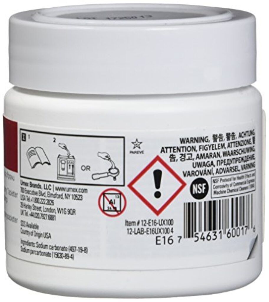 Urnex Cafiza Espresso Machine Cleaning Tablets - 100 Count ...
